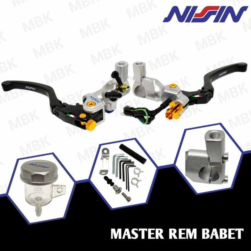 Brake Master RADIAL NSSN Split Tube Universal Ninja Satria Vixion R15 ...