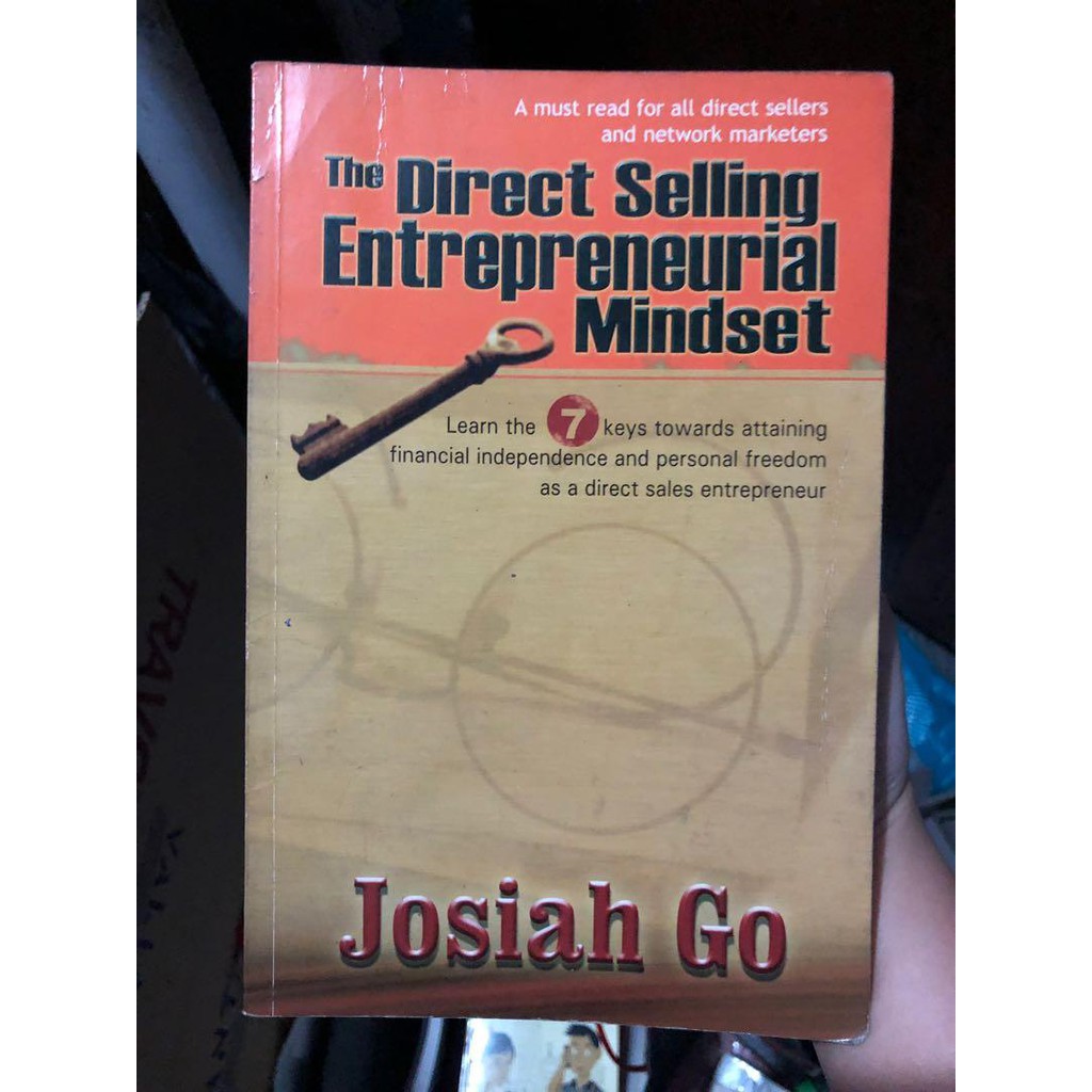 The Direct Selling Entrepreneurial MIndset by Josiah Go (2nd Hand ...