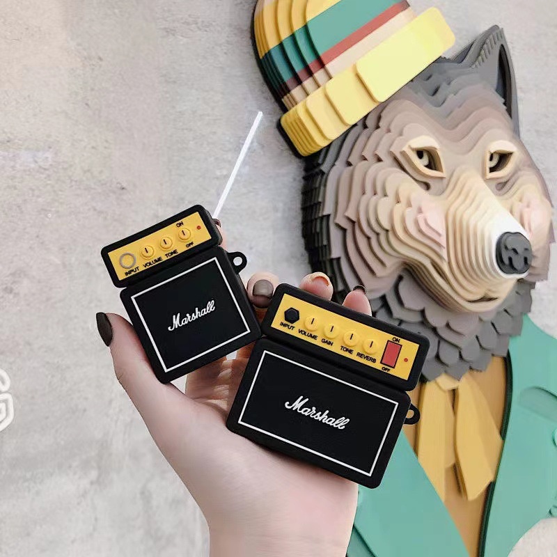 Cute Cartoon AirPods 1 2 3 Pro Cover Soft Case (Digimon, Marshall, Xbox ...