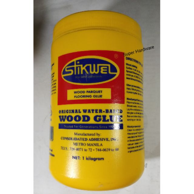 Stikwel Wood Parquet Flooring Glue 1kg Stik Wel Well | Shopee Philippines