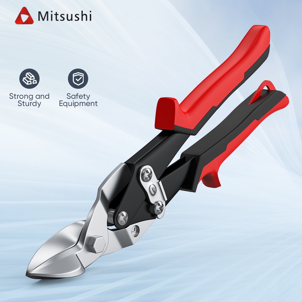 Mitsushi MIT-L10 10Inches 250mm Metal Sheet Cutter Aviation Snips ...