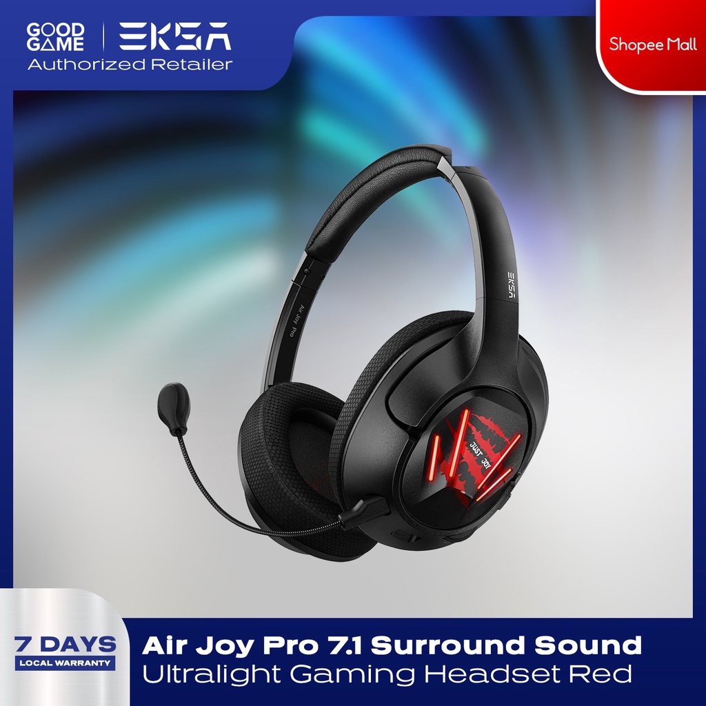 EKSA Air Joy Pro 7.1 Surround Sound Ultralight Gaming Headset | Shopee ...