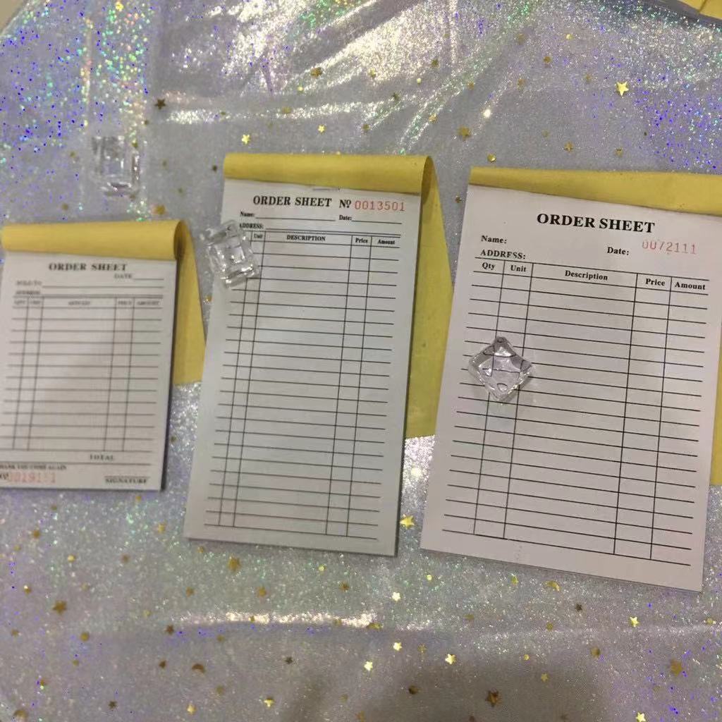 Order sheet (resibo) | Shopee Philippines