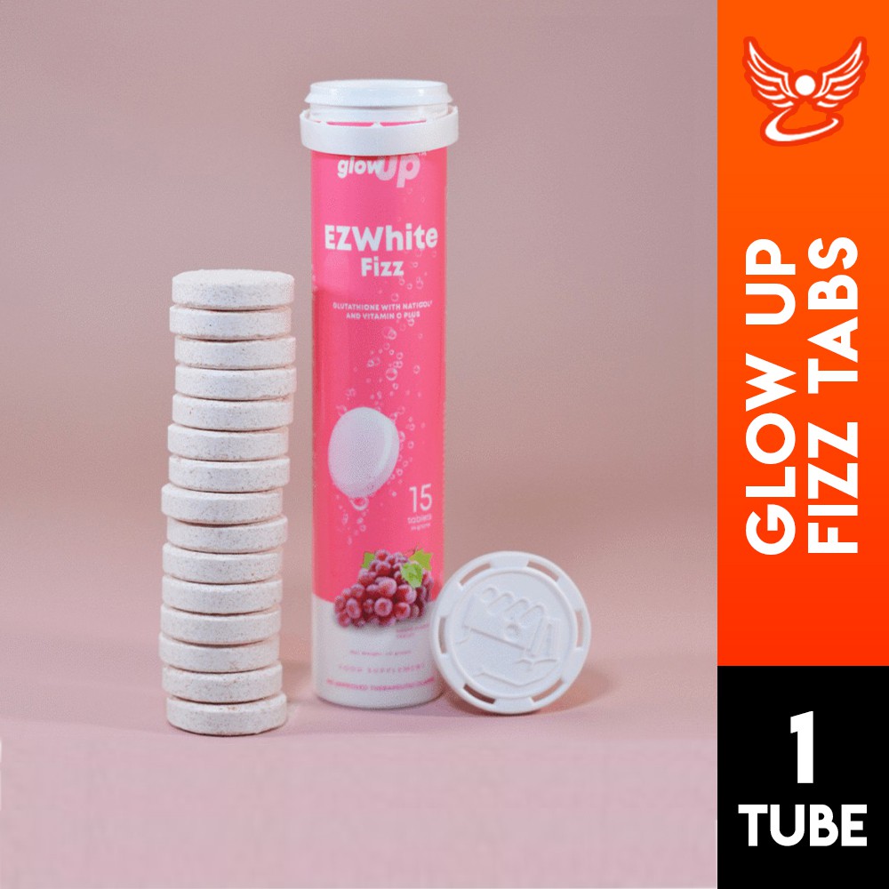 Glow Up EZWhite Fizz Glutathione with Naticol and Vitamin C Plus (15 ...