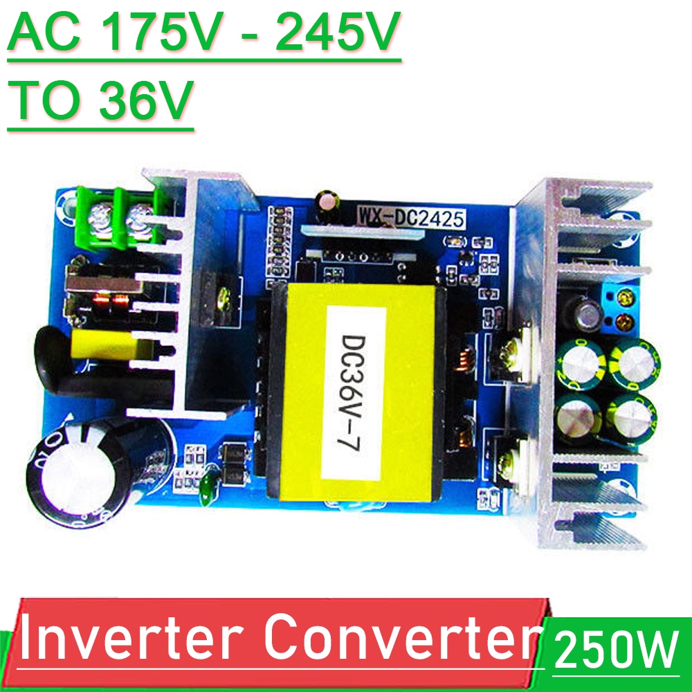 AC-DC Converter AC 220V 240V to 36V 7A 250W Switching Power Supply ...