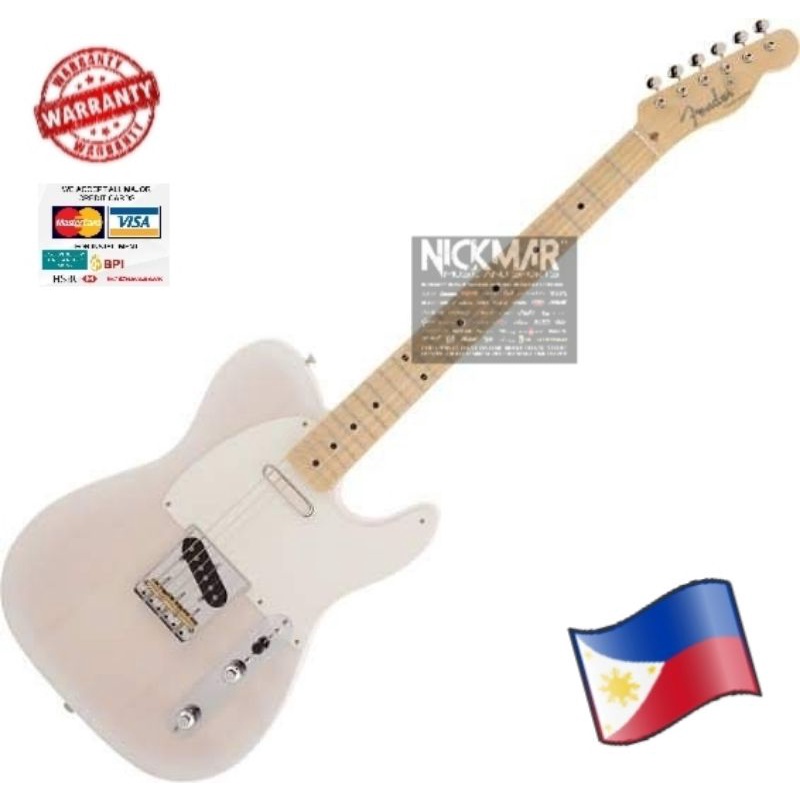 FENDER TRADITIONAL 50S TELECASTER MN | Shopee Philippines