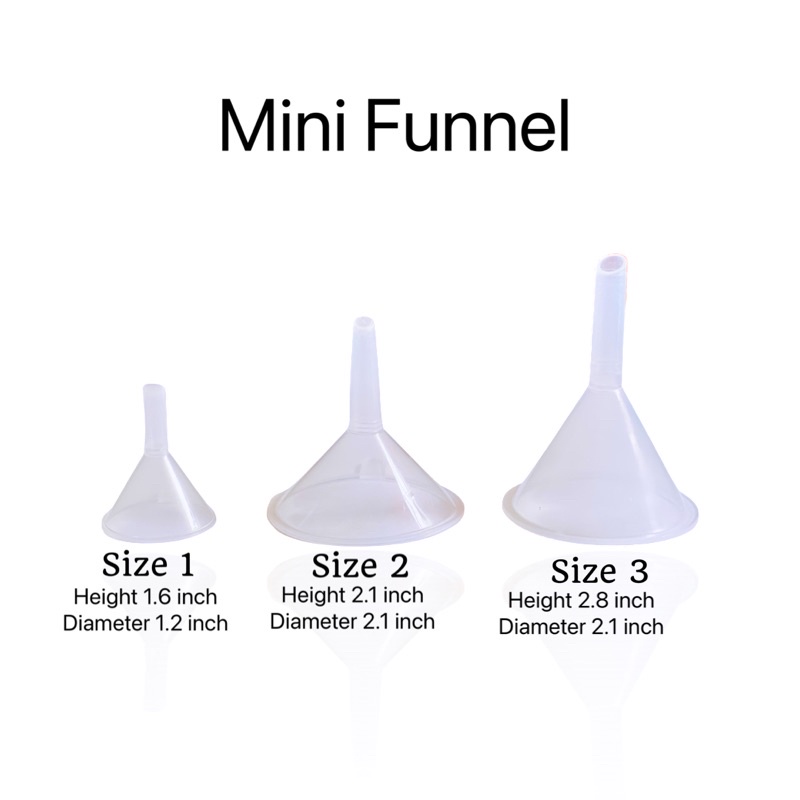 MINI Plastic Funnel, Embudo Php 9.00/piece (MALIIT / TINY) | Shopee ...