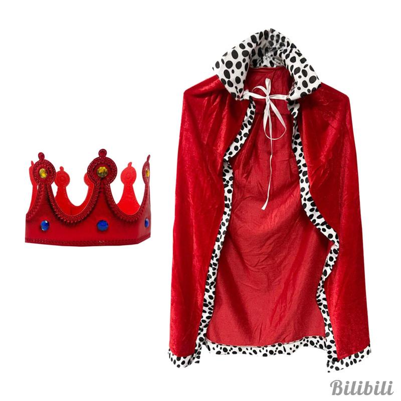 [Bilibili1] King Robe Kids Halloween Costume Cosplay Medieval Prince ...