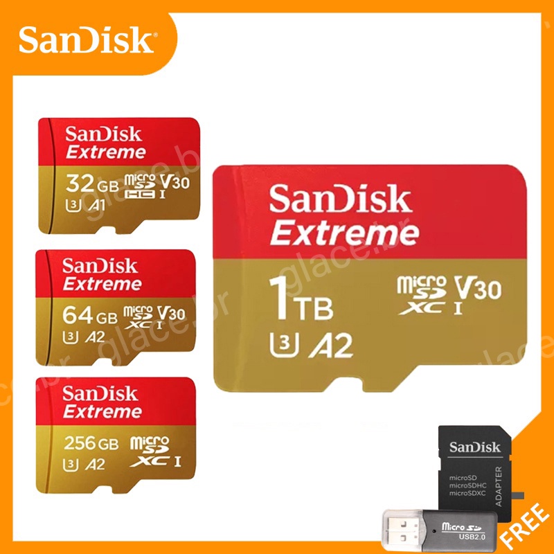 Sandisk-micro SD Memory Card 128gb , 256gb , 512gb 1t flash , For ...