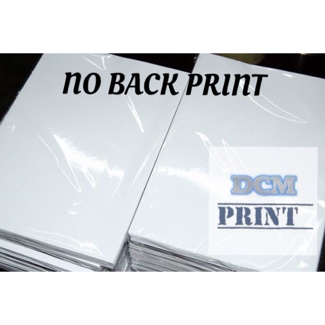 Photo paper No back print 230gsm | Shopee Philippines