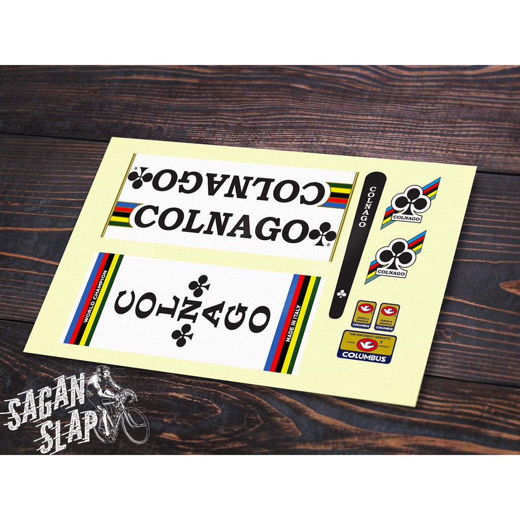 Vintage Colnago Bicycle Frame Stickers & Decals | Shopee Philippines