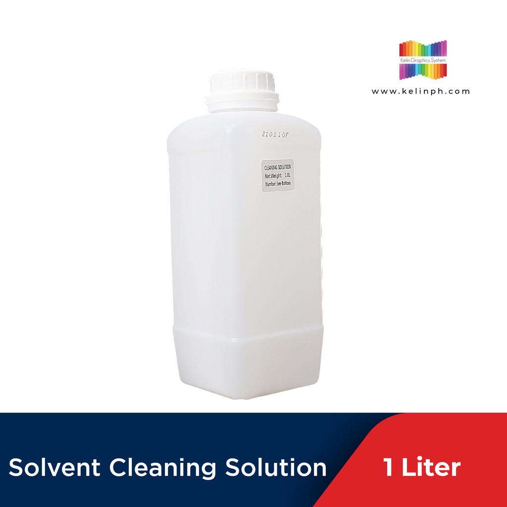 KGS Cleaning Solvent Solution 1 Liter Square Bottle For Large Format ...