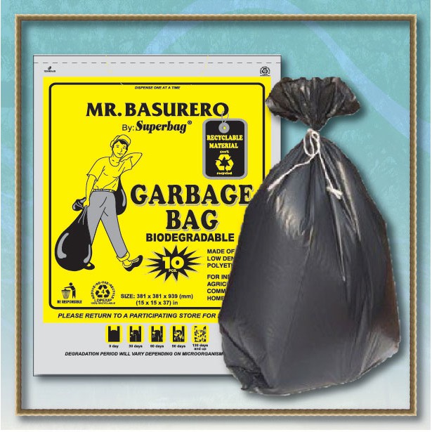 [Size: Large & XL] GARBAGE BAG Mr. Basurero Oxo-degradable (PACK OF 10 ...