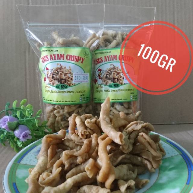 Crispy chicken intestines/intestinal chips 100gr | Shopee Philippines