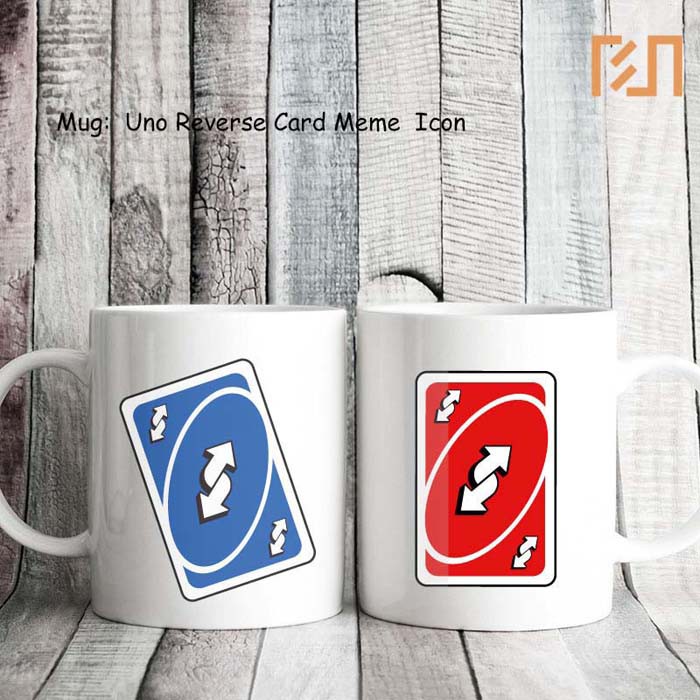 Mug Uno Reverse Card Meme icon | Shopee Philippines