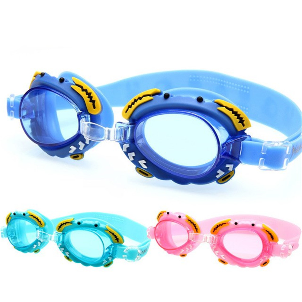 Ready stock 7-16 Years Anti-fog Cartoon Crab Boys Girls Swimming ...