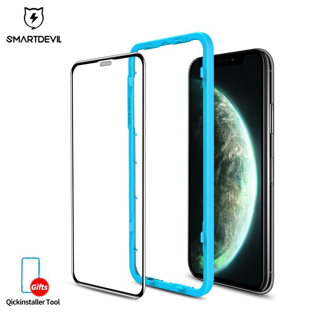 Smart Devil Dust Proof 9D Tempered Glass For Iphone 11 12 13 Pro Max ...