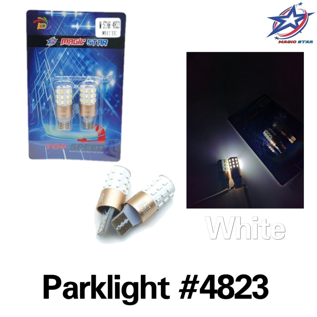 T10 LED PARK LIGHT MOTO-4823 SINGLE COLOR BLUE / RED / WHITE SIGNAL ...
