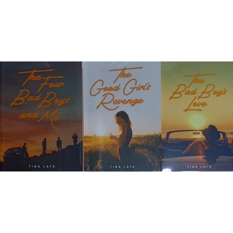 The Four Bad Boys & Me Book SET by Tina Lata | Shopee Philippines
