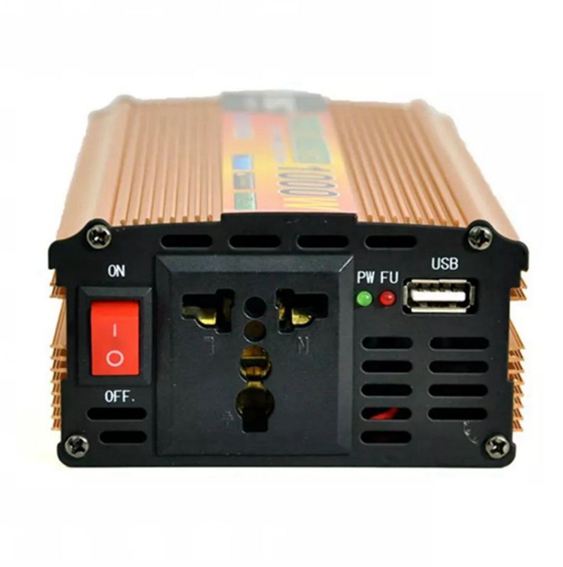 500W Solar Car Power Inverter Modified Sine Wave 220V Ac Socket And Usb ...
