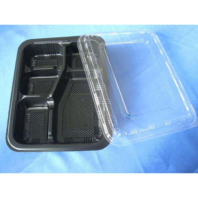 Bento Compartment Takeaway Box with Lid +-50pcs / Disposable Lunch Box ...