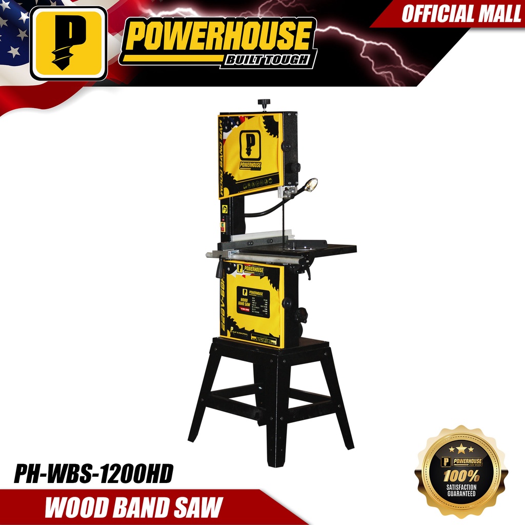 Powerhouse Wood Band Saw Cutting Machine 14" Inches 1200W PH-WBS-1200HD ...