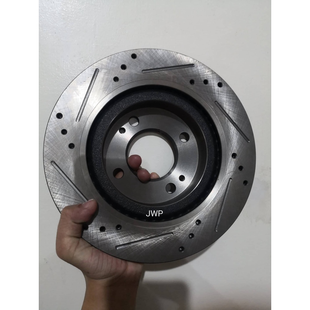 Mirage G4 slotted drilled rotor disc 2pcs | Shopee Philippines