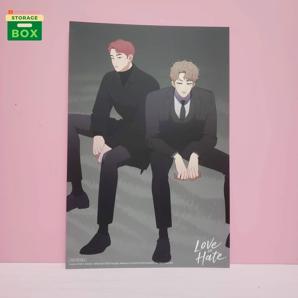 Lezhin BL Yaoi : Illustration Card / Postcard / Group Poster / Acrylic ...