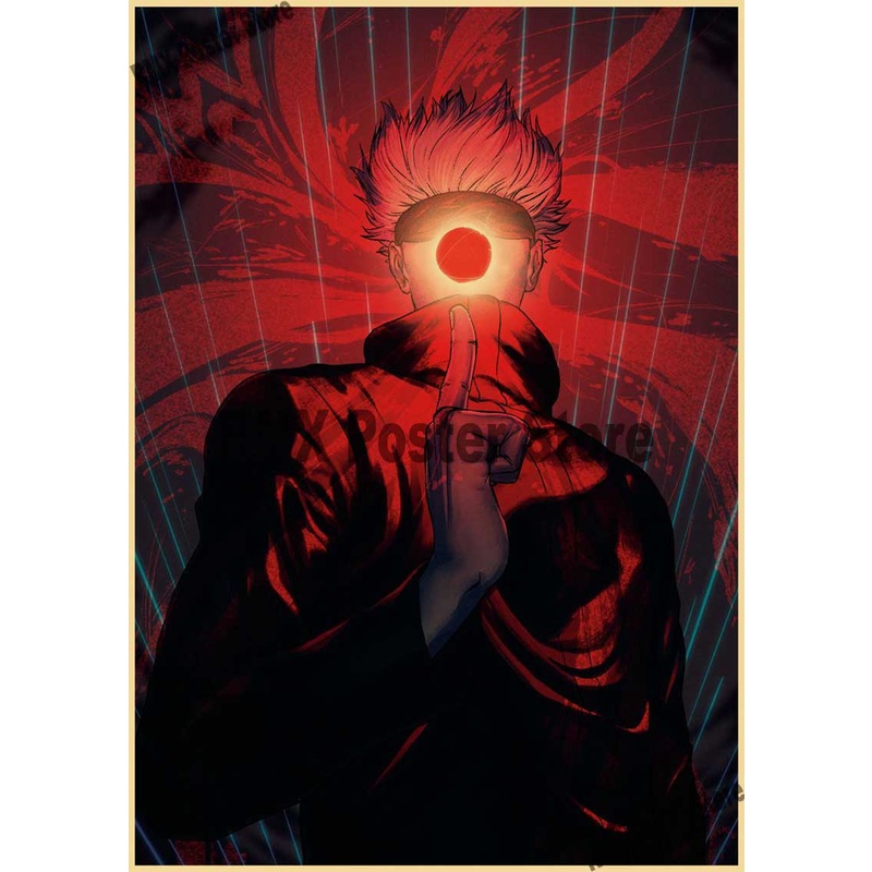Kraft Paper Prints Satoru Yuji Posters Anime Jujutsu Kaisen Poster ...