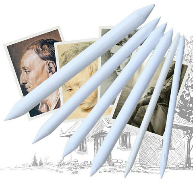 Keep Smiling Paper Stump Sketch For Charcoal Drawing Blanding Smudge ...