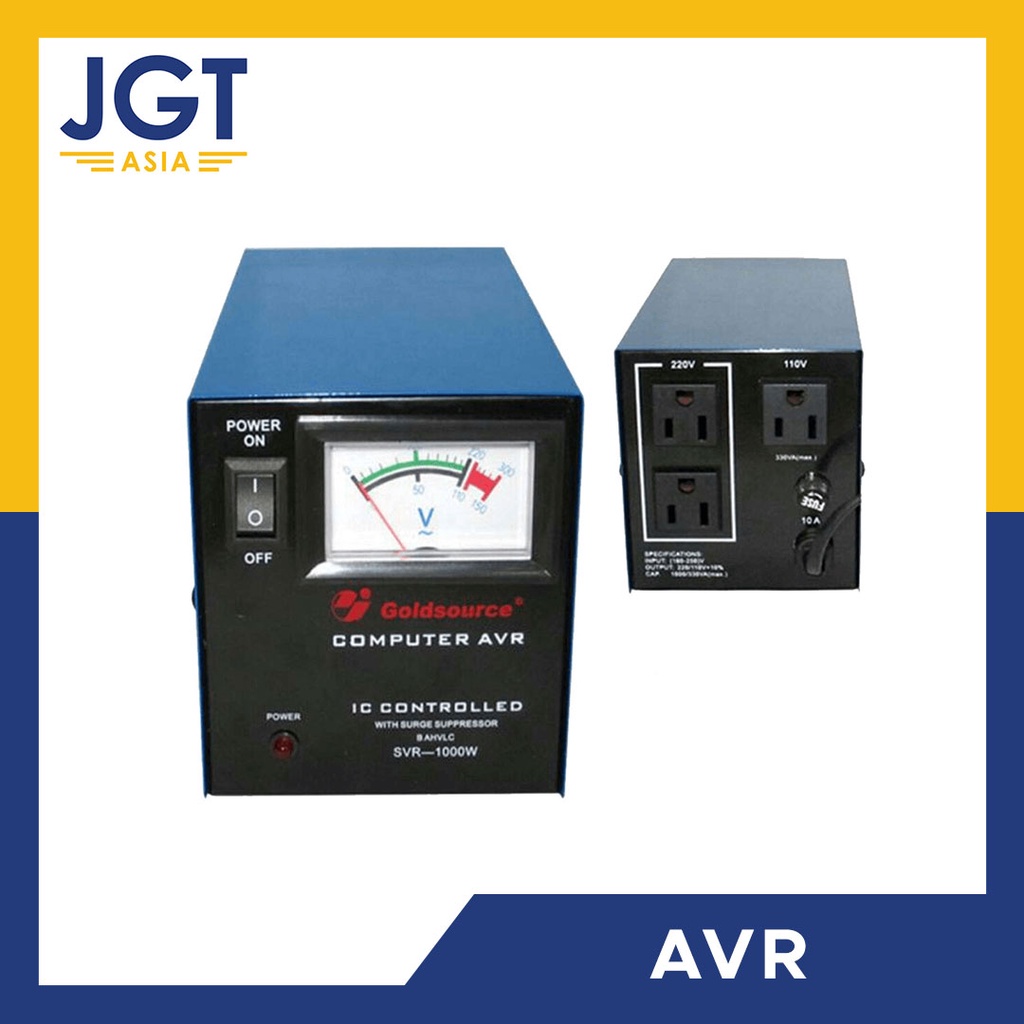 [JGT] Goldsource Computer Voltage Regulator 1000 watts (SVR-1000) AVR ...