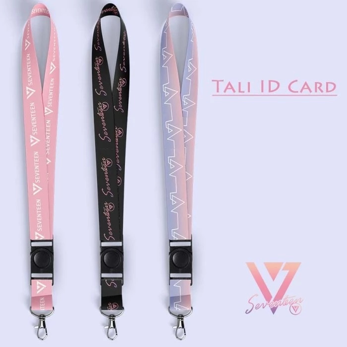 Seventeen KPOP Strap Lanyard Long Keychain Strap ID Card | Shopee ...