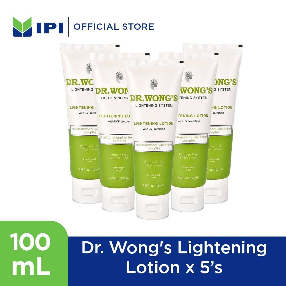 Dr. Wong's Lightening Lotion 100ml [Bundle of 5] | Shopee Philippines