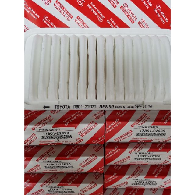 Toyota Altis Air Filter 17801 22020 2001 to 2007 | Shopee Philippines