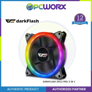 Dark Flash Aurora Dr12 Pro 120mm 3 In 1 Chassis Fan With Control Hub ...
