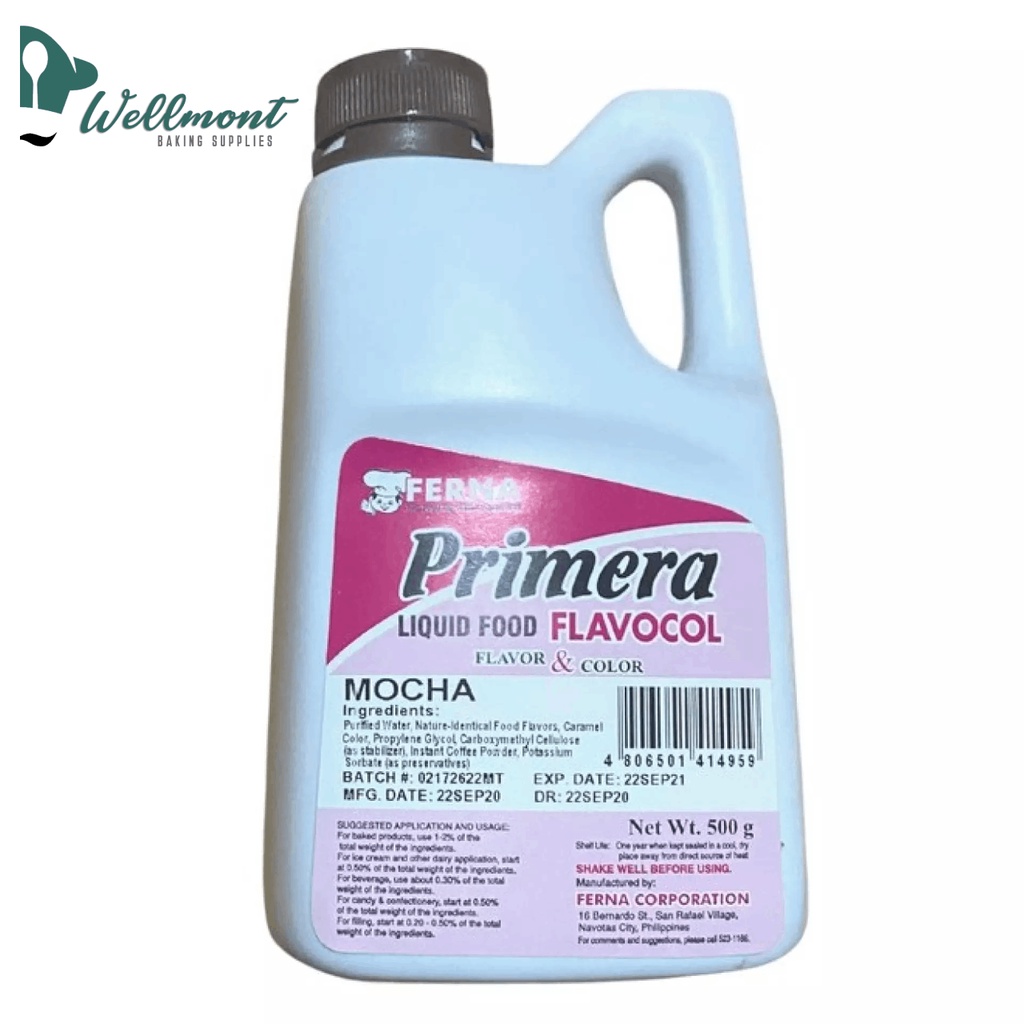 Ferna Primera Liquid Food Flavocol 1kg (Chocolate | Buko Pandan | Mocha ...