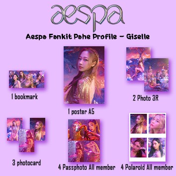 Aespa Fankit Pahe Black Mamba & Profile Poster Polaroid Bookmark ...