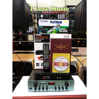 Karaoke Videoke Set Speaker 8" 2600watts PMPO Crown BFA-826 + Platinum ...