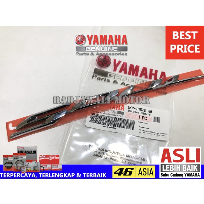 3D Mio Soul Gt Left Original Yamaha 1Kp-F157B-00 Emblem Sticker ...