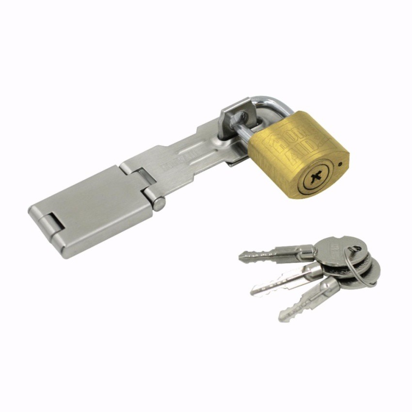 HOMEAID Padlock and Hasp Combo | Shopee Philippines