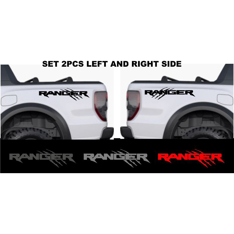 Ford Ranger Side Body Panel Sticker Design | Shopee Philippines