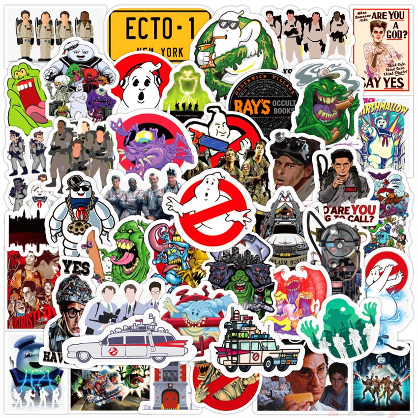 Ghostbusters Series 01 Stickers 50Pcs/Set DIY Fashion Mixed Waterproof ...