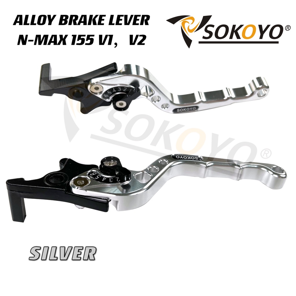 1 Pair CNC Alloy Brake Lever For Yamaha Nmax v1 v2 Adjustable ...