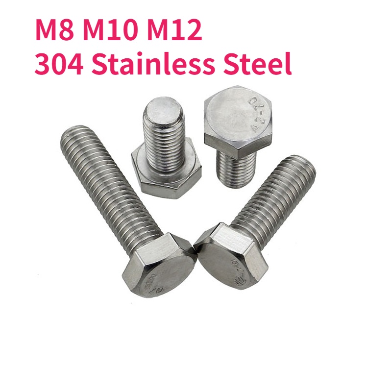 M8 M10 M12 304 Stainless Steel Reverse Teeth External Hex Hexagon Screw ...