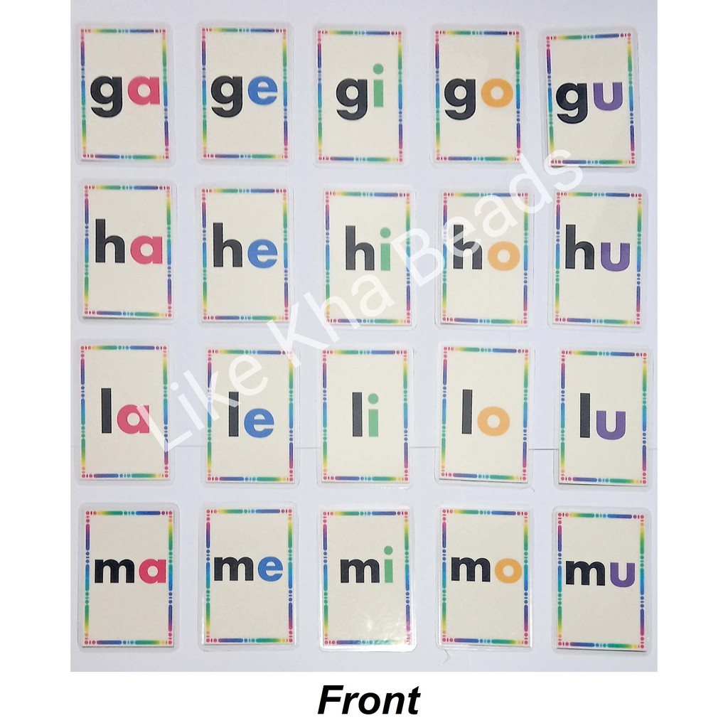 Laminated Flash cards for kids ABAKADA | Shopee Philippines