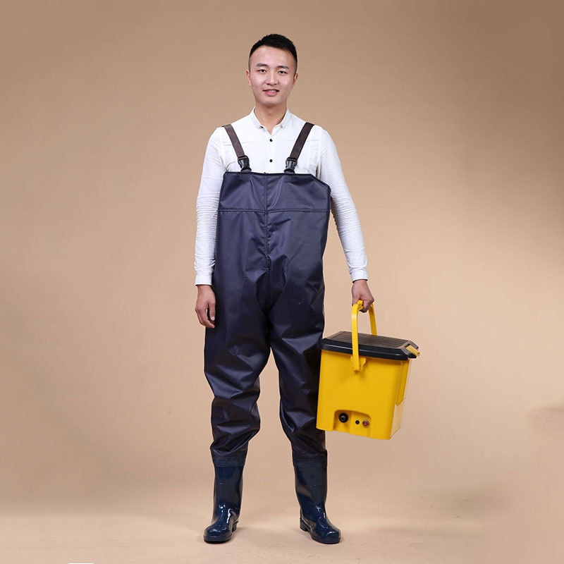Plus Size 38-44 Men Wading Overalls Bib Pants Casual Fashion Waterproof ...