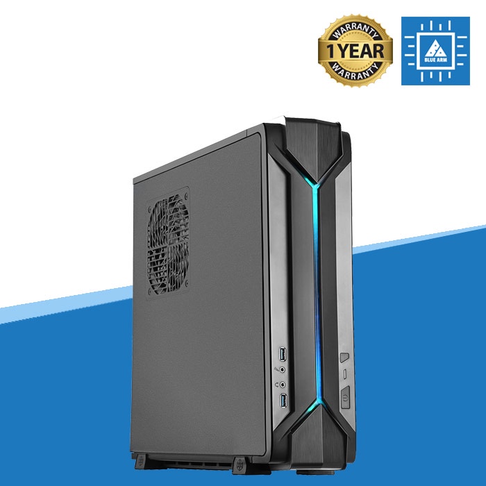 Silverstone Raven Z 03 Black Mini ITX Case w/ Addressable RGB LED Panel ...