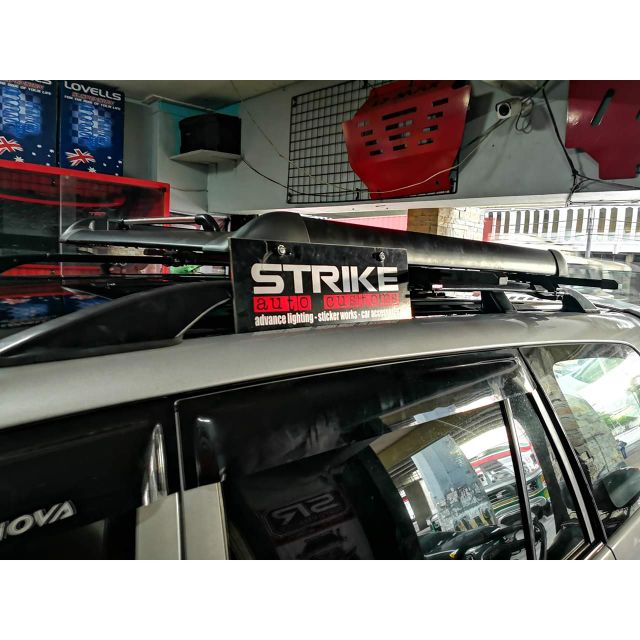 Roofrack Carrier Basket with Free Gutterless Crossbar for Toyota Innova ...