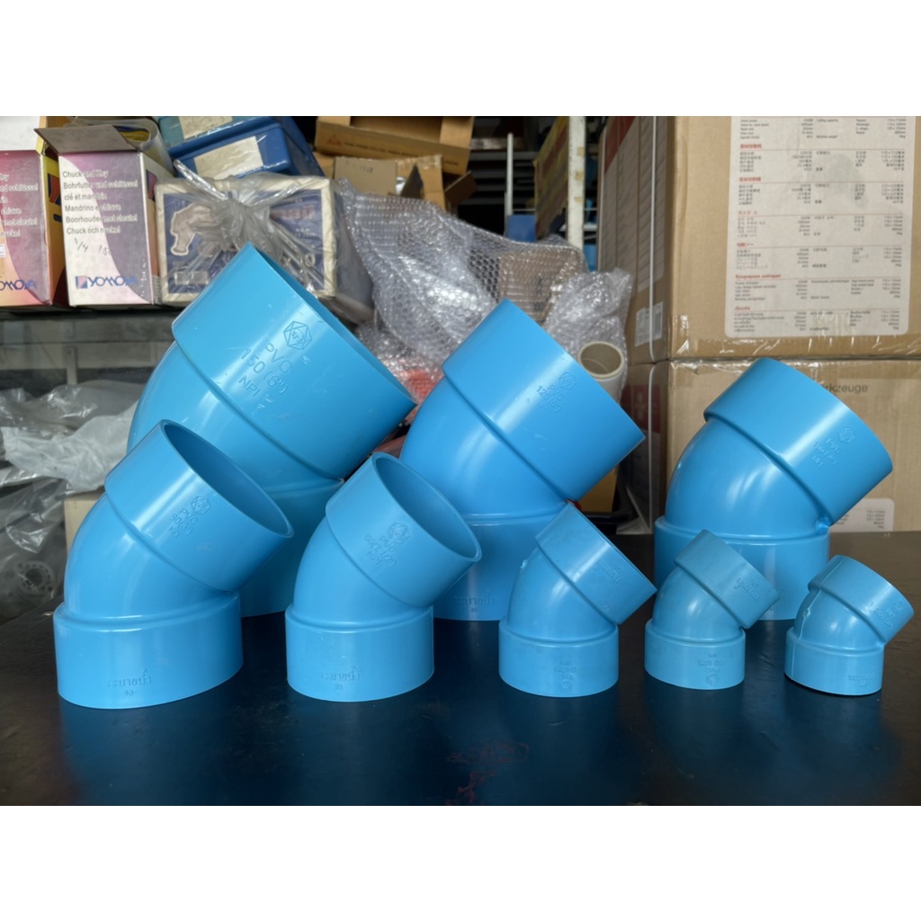 45 Degree Thin Water Tap Elbow SCG Brand Size 1 1/4 Inch To 3 Elephant ...