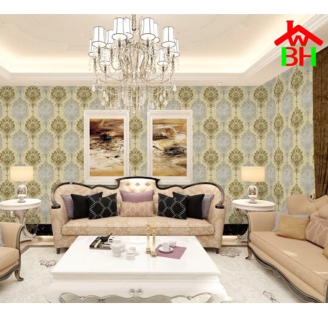 BHW Wallpaper Self Adhesive Elegant Design PVC Waterproof Wall Sticker ...